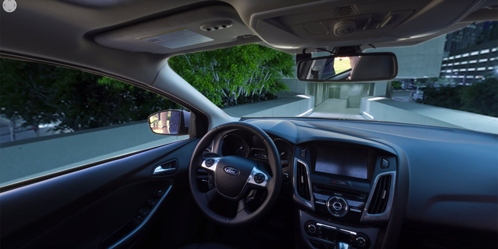 Inside of car with changing backgrounds - Motion 360 Studio